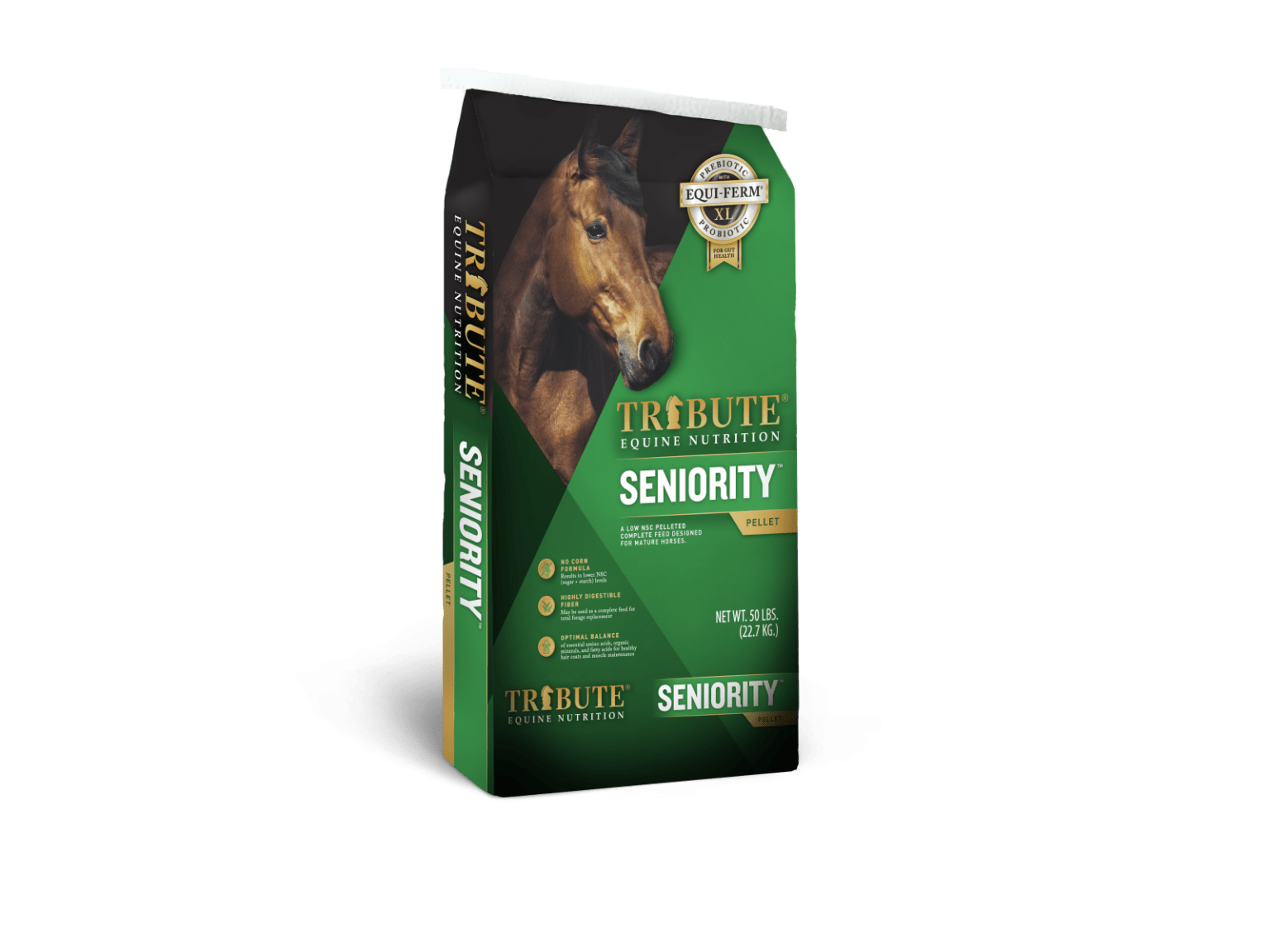 Tribute Equine Nutrition Seniority Pellet - Coker Feed Mill